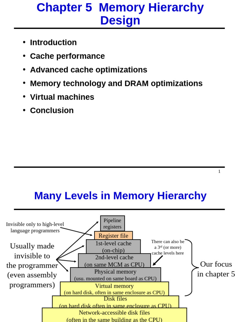 Understanding Memory Hierarchy in Computers | PDF | Cpu Cache | Central ...