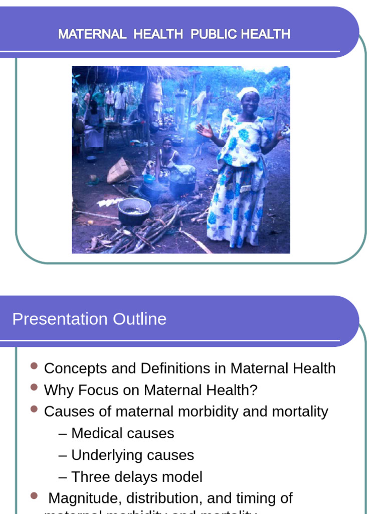 Maternal Public Health For Yekatit | PDF | Maternal Death | Maternal Health