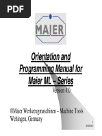 Programing Manual Mazatrol | PDF