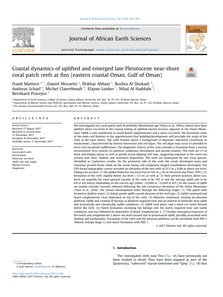 F1769 TarjomeFa English | PDF | Limestone | Clastic Rock