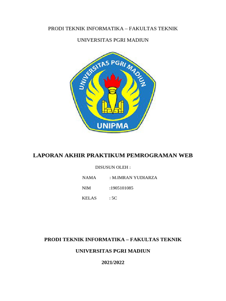 Uas Pemograman Web | PDF | Computer File | Digital Technology