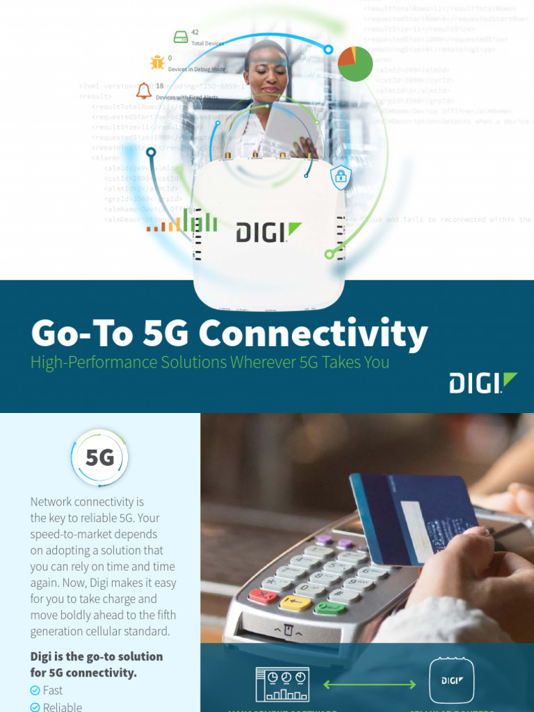 Digi Go To 5g Connectivity Brochure | PDF | 4 G | Computer Network