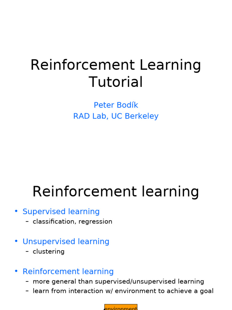 Reinforcement Learning | PDF | Theoretical Computer Science | Machine Learning