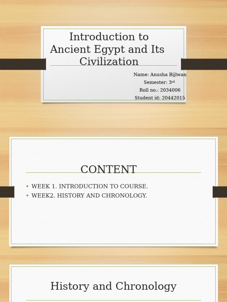 Overview of Ancient Egypt Civilization | PDF | Ancient Egypt | Nile