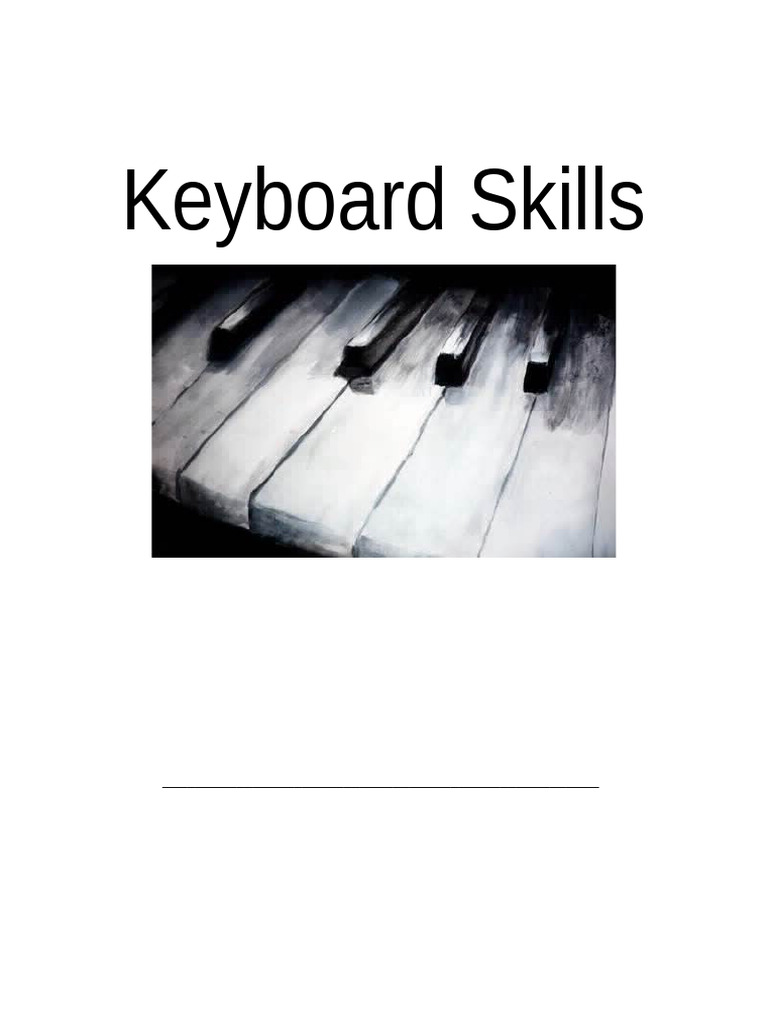 Essential Keyboard Skills Guide | PDF | Musical Compositions | Musicology