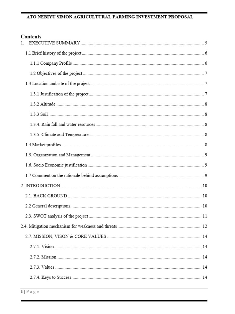 Integrated Farm Project Proposal | PDF | Cereals | Agriculture