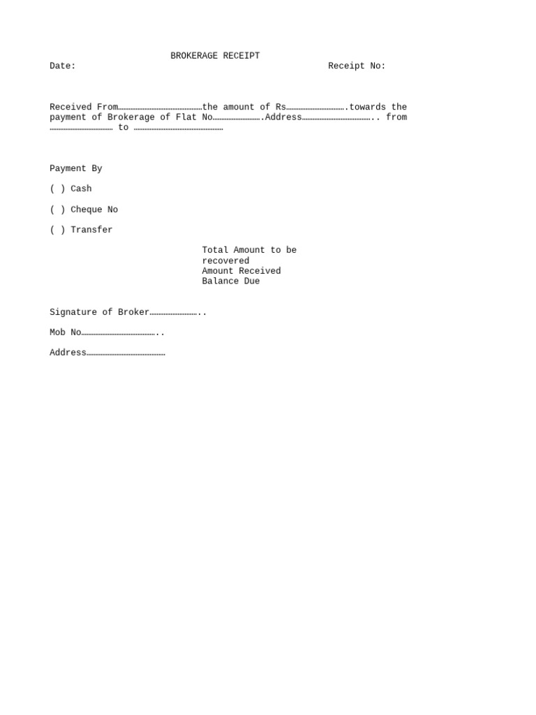 Brokerage | PDF