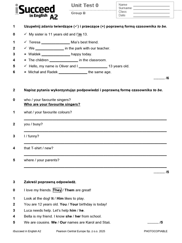English A2 Practice Exercises Guide | PDF | Cuisine | Foods