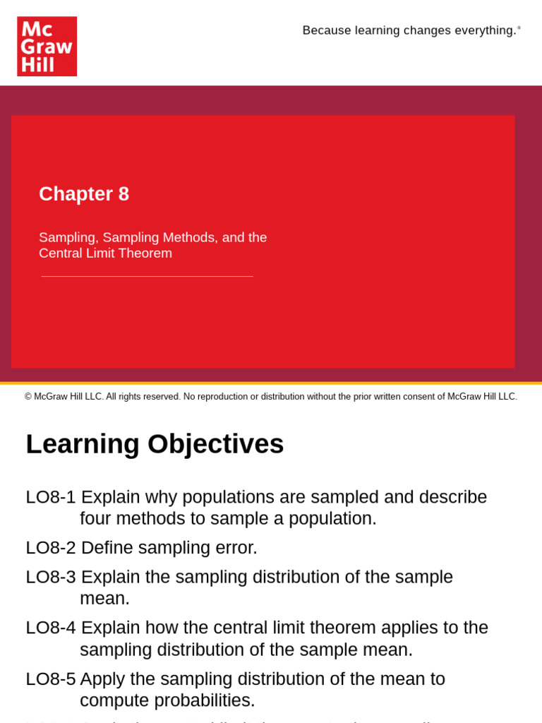 Up-Chapter 8 - Sampling, Sampling Methods, and The Central Limit ...