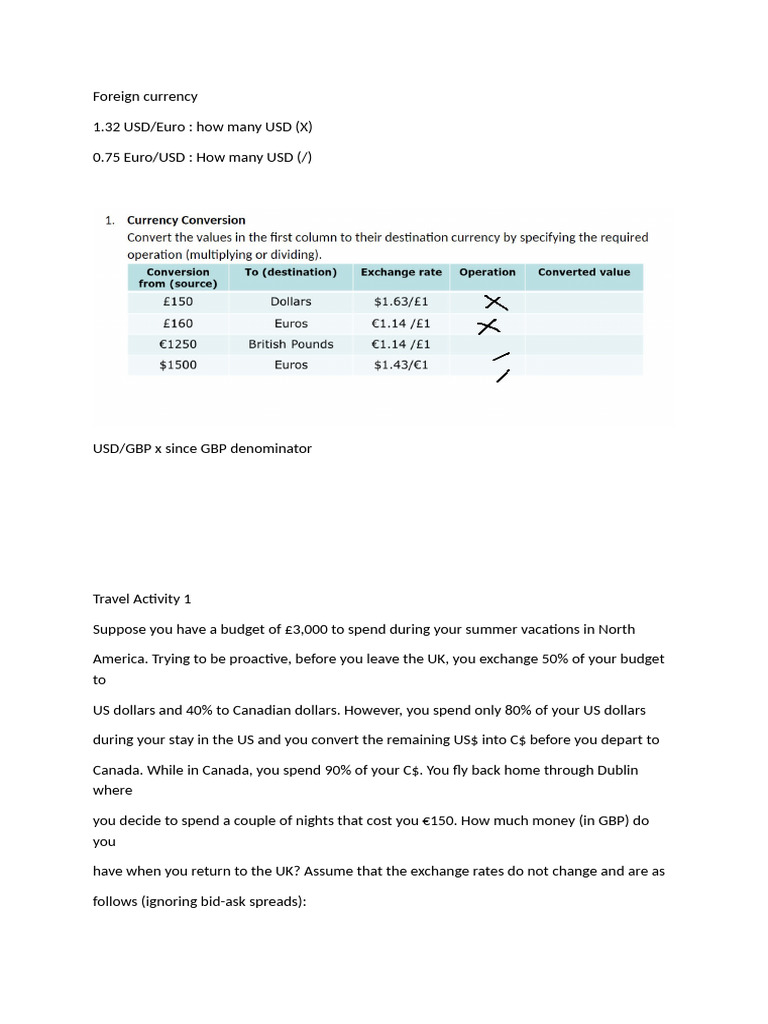 Foreign Currency | PDF