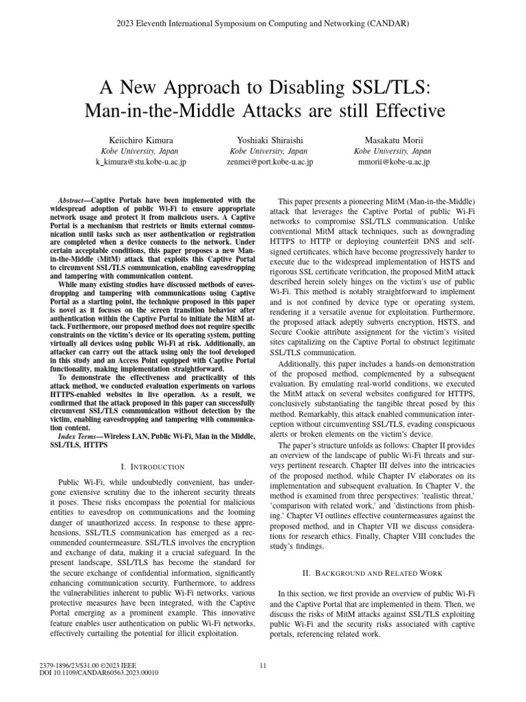 SSL - A New Approach To Disabling SSL | PDF | Phishing | World Wide Web