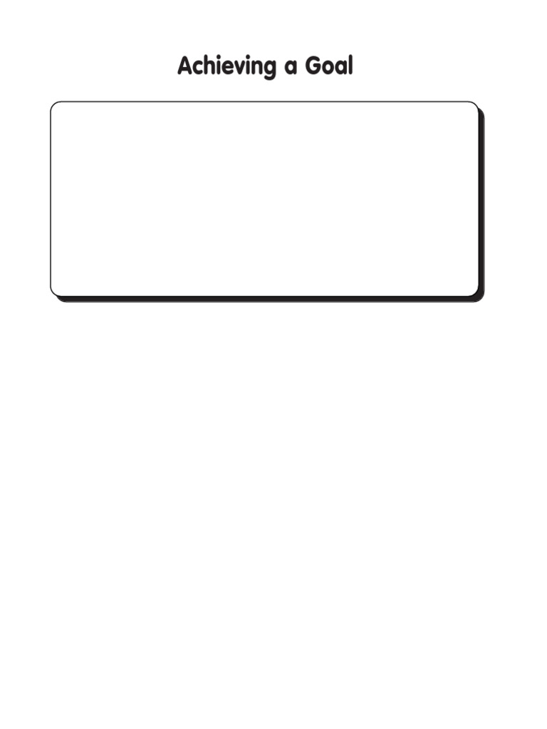 Achieving A Goal Lesson Plan | PDF | Goal