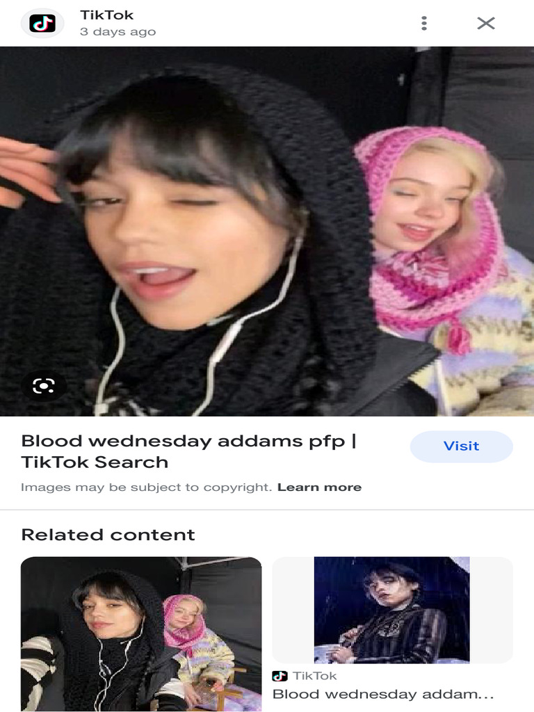 Good Pfp Tiktok Wednesday Addams - Google Search | PDF
