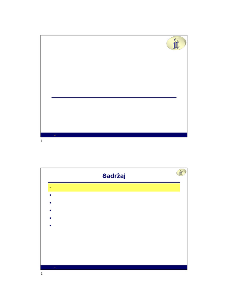 01 BP2 Relacioni Model Osnove | PDF