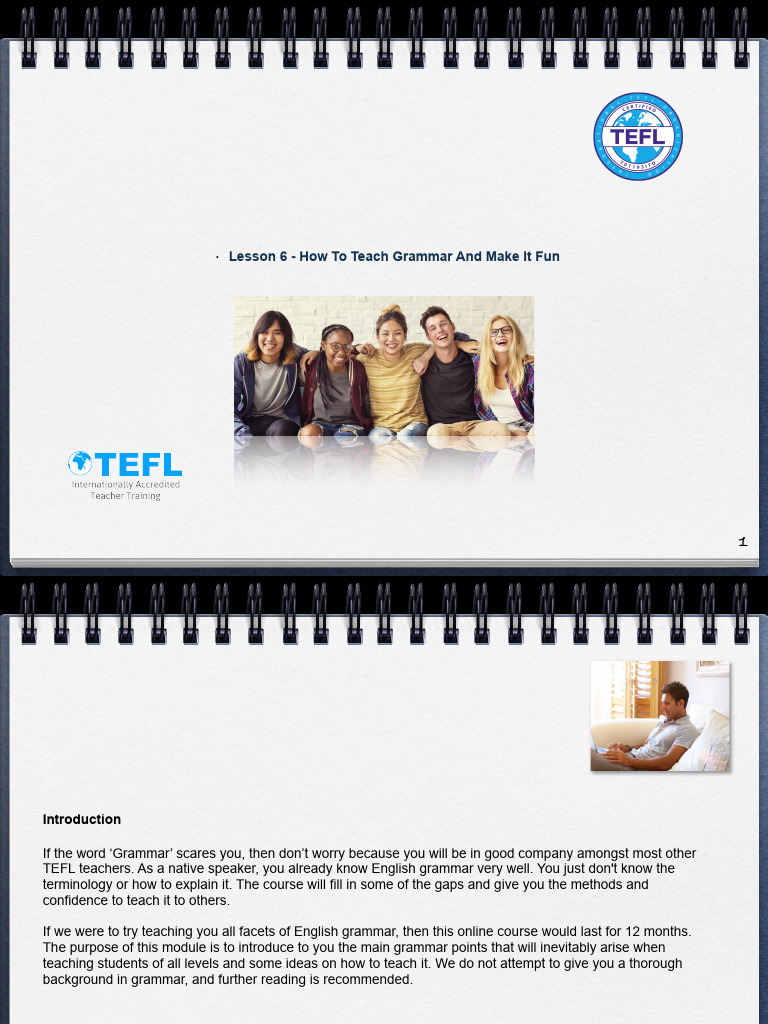 How To Teach Grammar and Make It Fun | PDF | Grammatical Tense | Verb