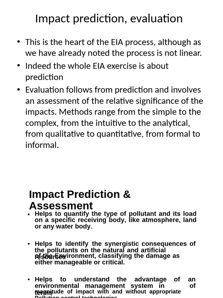 Environmental Impact Assesment | PDF | Conceptual Model | Mathematical ...