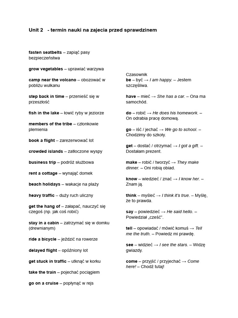 Rozmowki A2-A1 | PDF