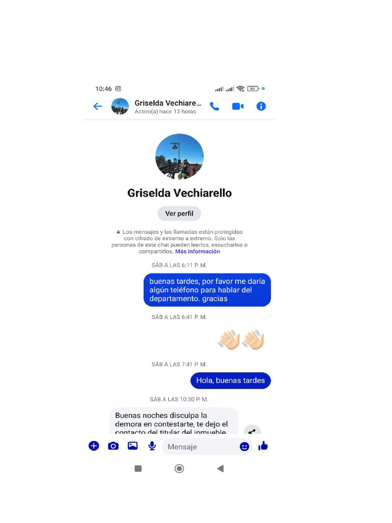 Captura de Pantalla - Facebook - de Los Estafadores | PDF