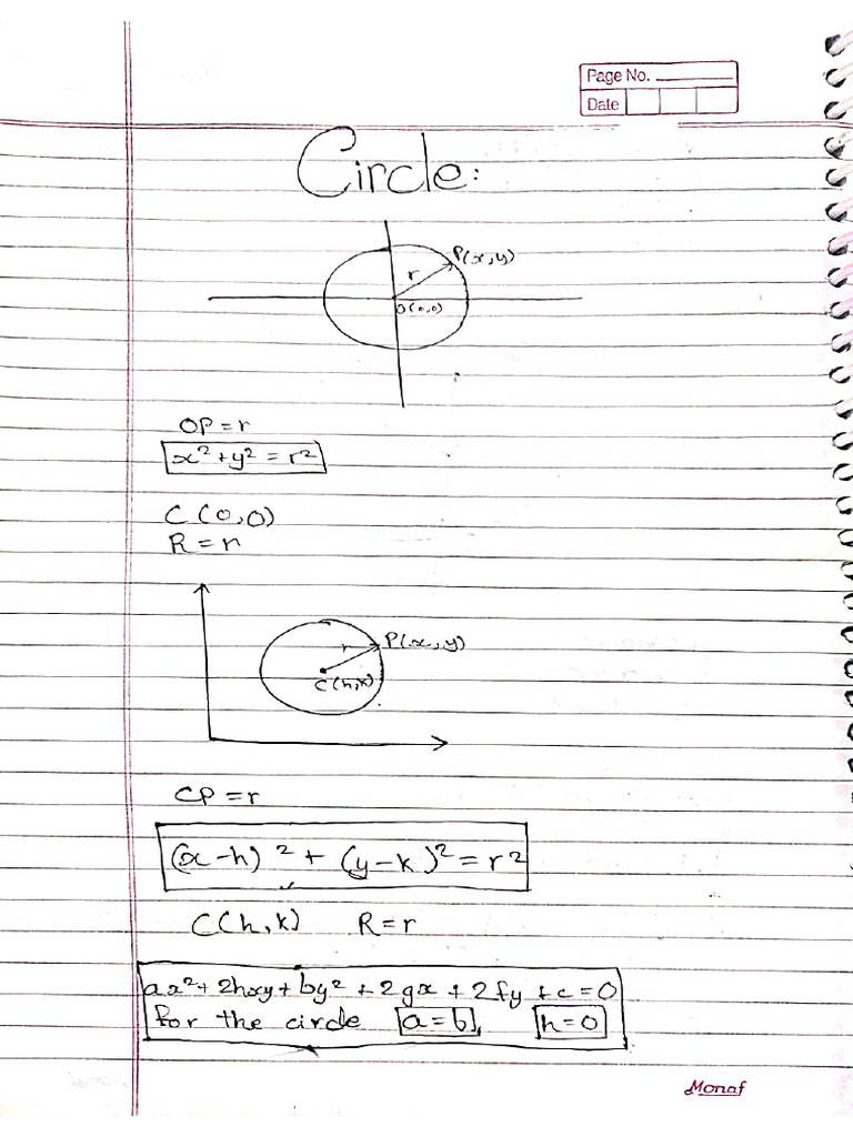 Circle Till Date Notes | PDF