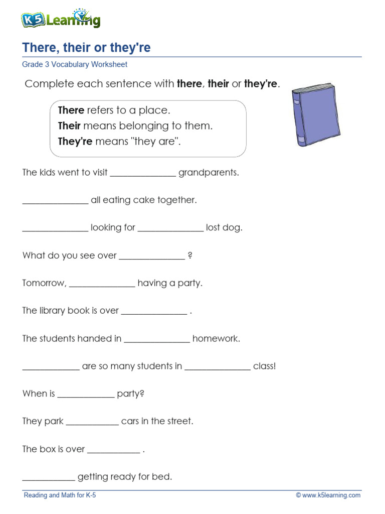 There They Are Their Sentences 1 | PDF