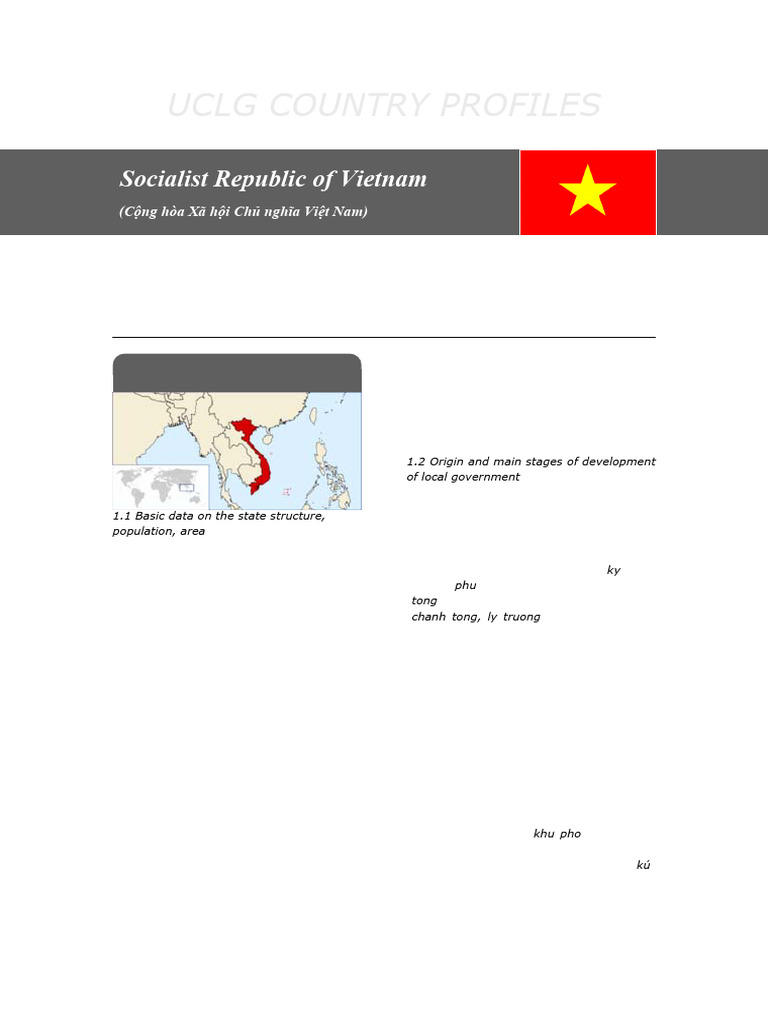 Vietnam Local Government Overview | PDF | Voting | Taxes