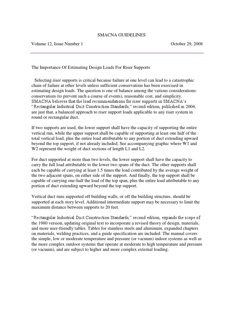 Smacna Guidelines | PDF | Duct (Flow) | Vacuum