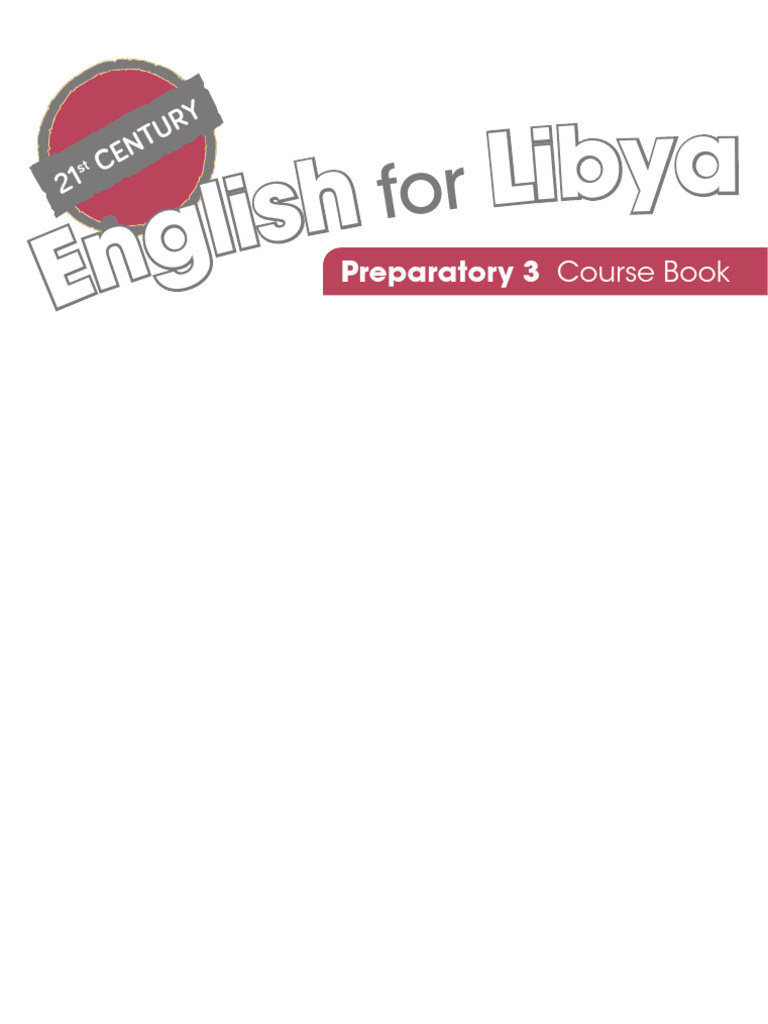 English for Libya: Prep 3 Course Book | PDF | Dentistry | Grammatical Tense