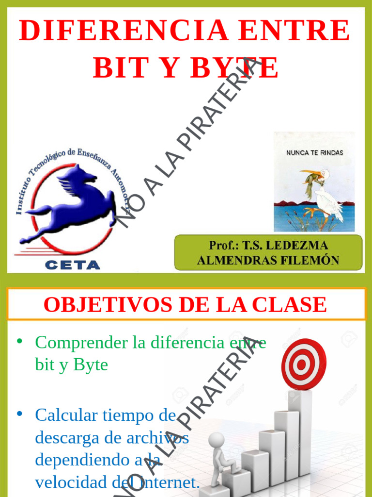 2 Diferencia Entre Bit y Byte FLA | PDF | Poco | Byte
