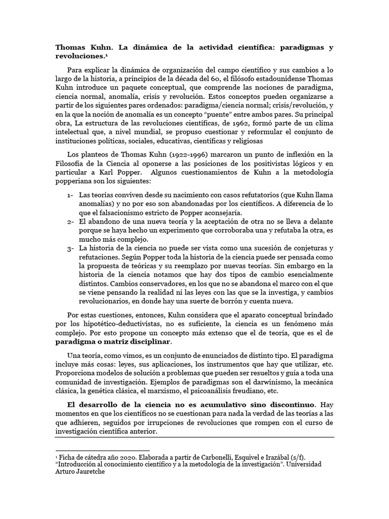 Paradigmas y revoluciones en la ciencia | PDF | Paradigma | Karl Popper