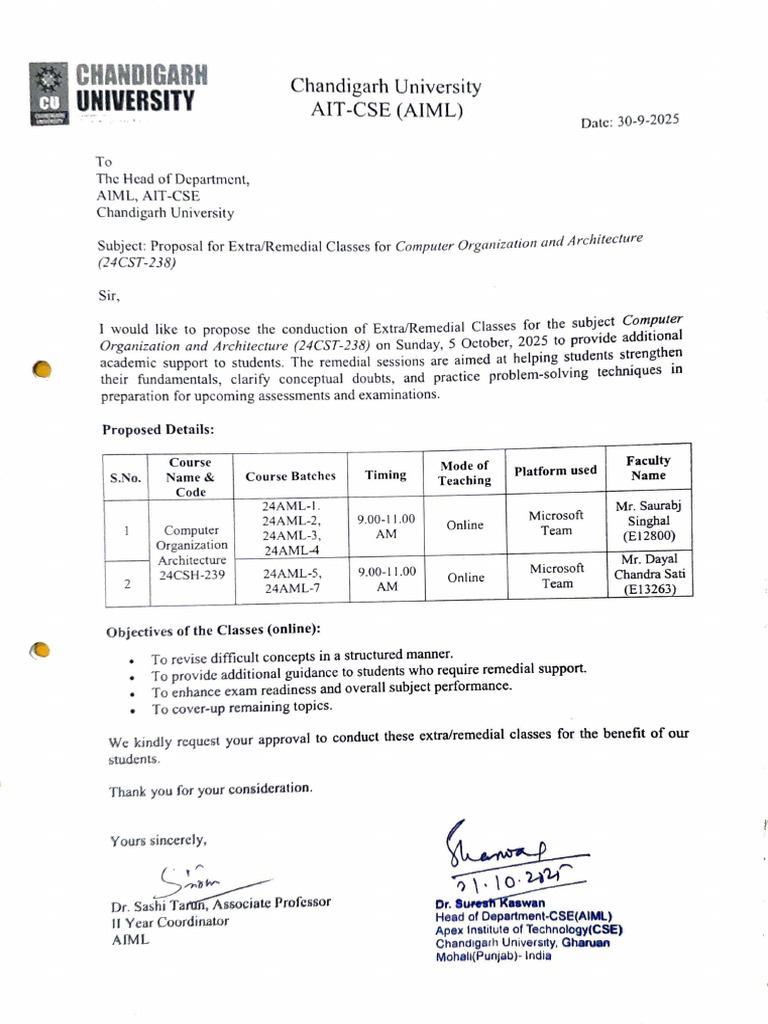 Remedial Classes | PDF