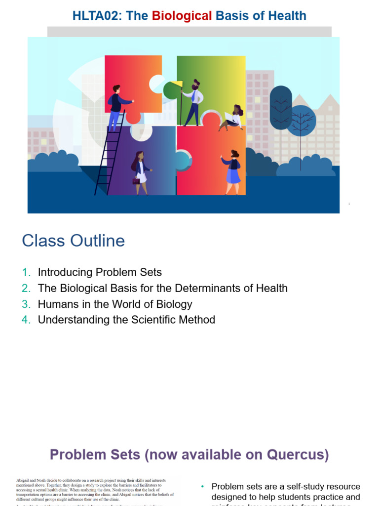 Week 3 - Biological Determinants of Health - FINAL | PDF | Experiment ...