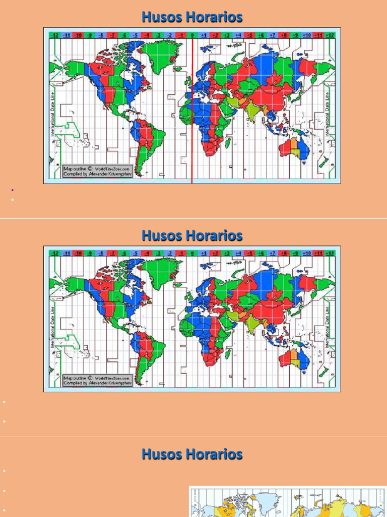 Husos Horarios del Mundo Explicados | PDF