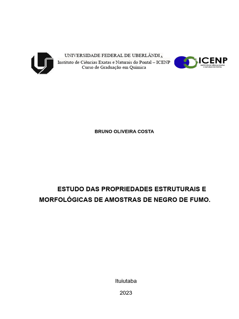 Propriedades do Negro de Fumo em Estudo | PDF | Ultravioleta ...