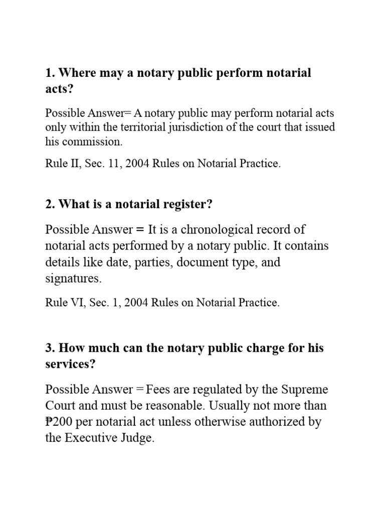 Notary Public and Judicial Conduct Guidelines | PDF | Notary Public ...