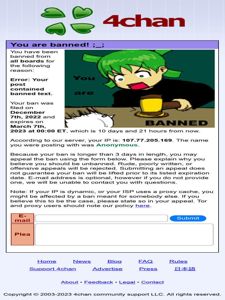 4chan - Banned | PDF