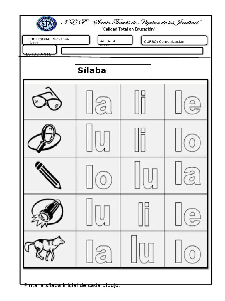 Silaba 1 | PDF
