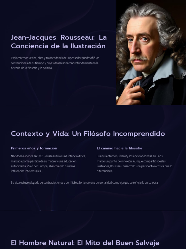 Jean Jacques Rousseau La Conciencia de La Ilustracion PDF | PDF | Jean-Jacques Rousseau | Emile ...