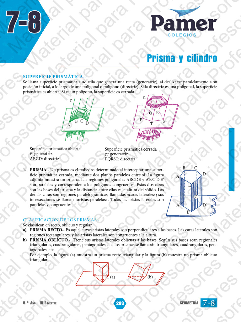 Prisma y Cono | PDF | Programación lineal | Geometría euclidiana