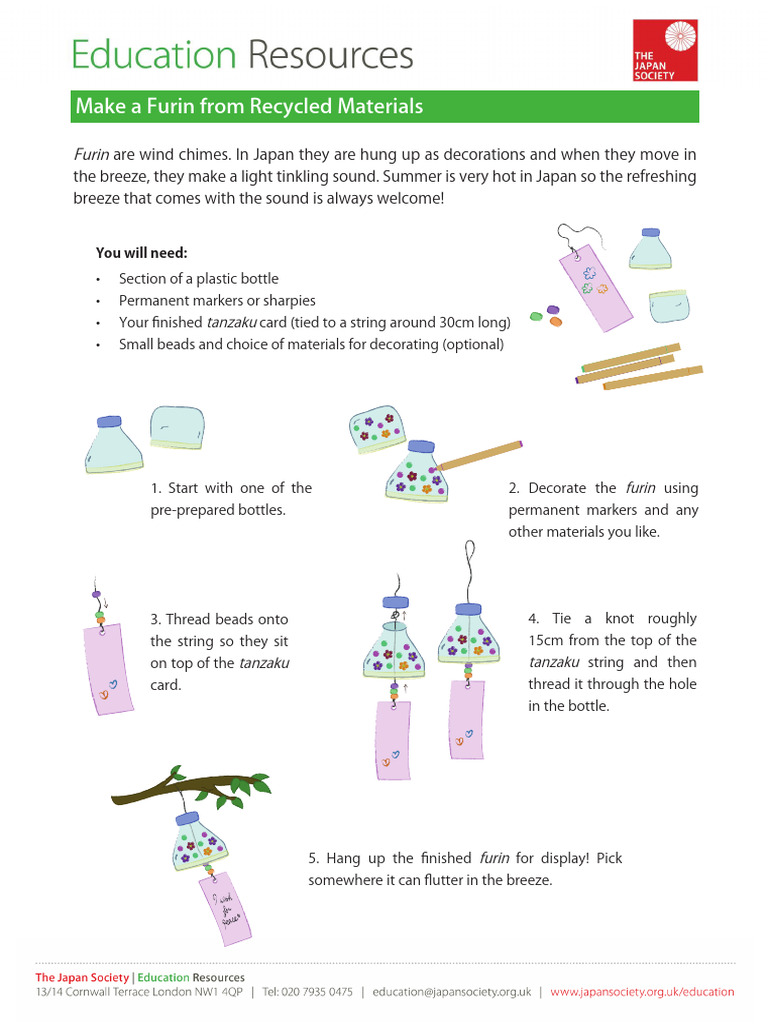 DIY Furin: Create Your Own Wind Chime | PDF
