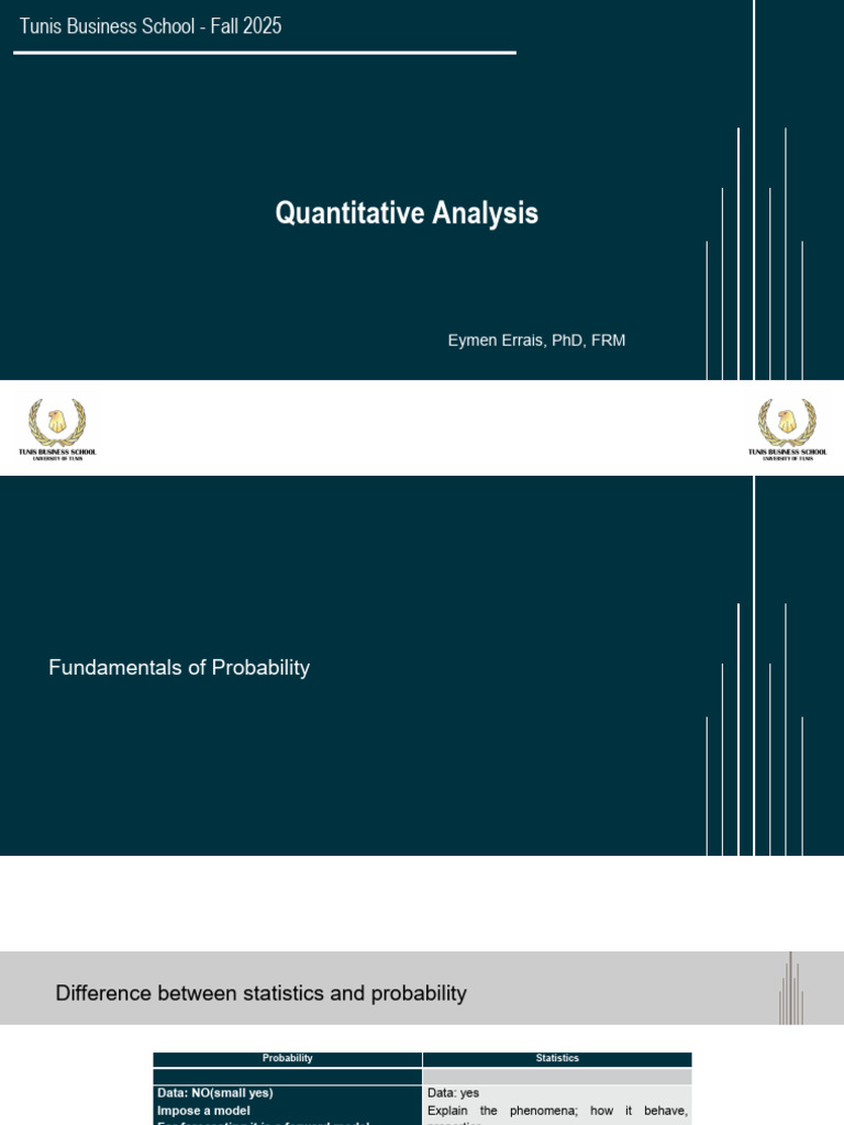 Quantitative Analysis | PDF | Estimator | Bias Of An Estimator