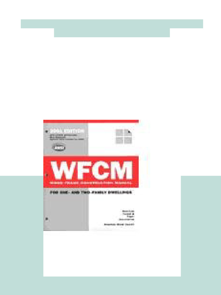 Wood Frame Construction Manual 2001 National Ed. Edition Awc pdf available | PDF | Framing ...