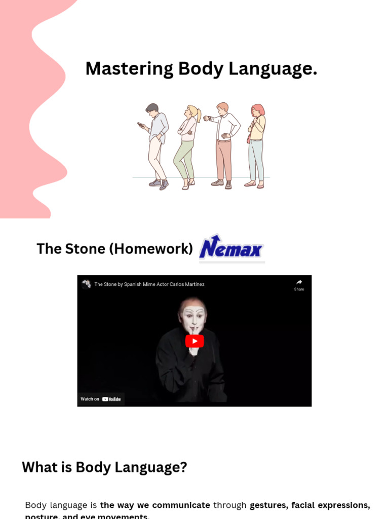 Understanding Body Language Basics | PDF