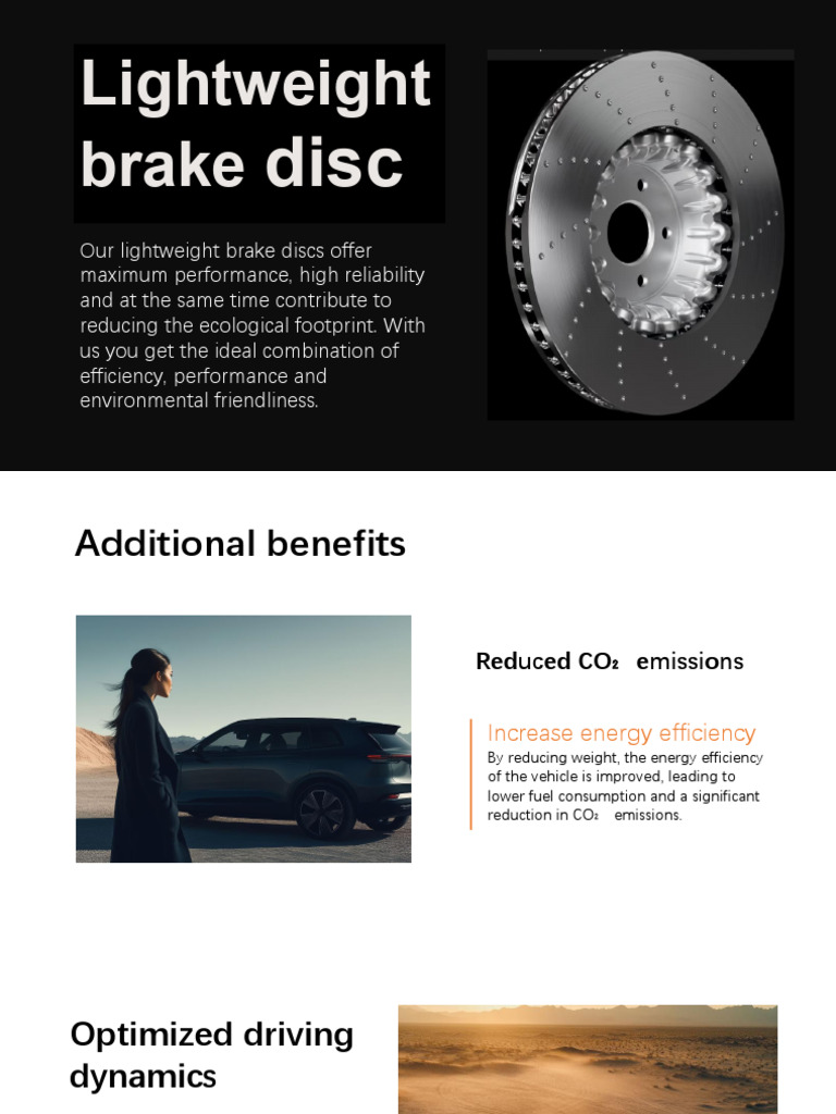 Light Weight Brake Dics | PDF | Efficient Energy Use | Brake