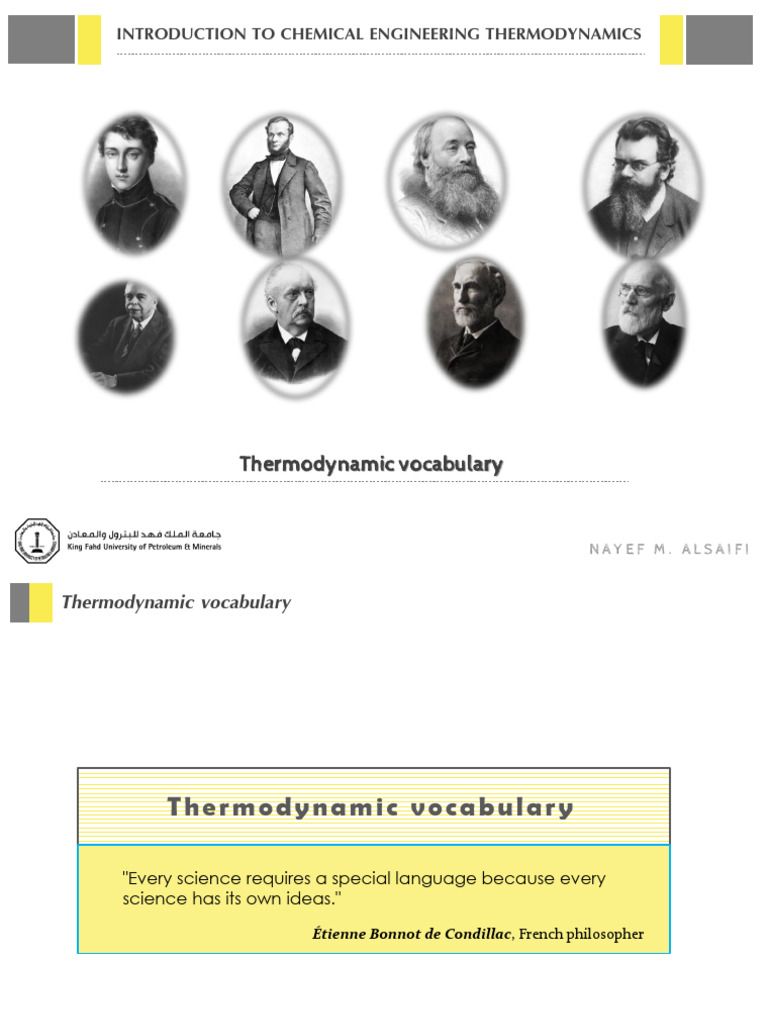 Lecture 2 Thermodynamic Vocabulary | PDF | Thermodynamics | Heat