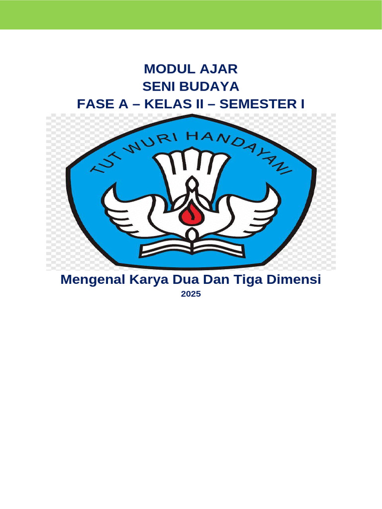 Modul Seni Budaya Kelas II: Karya 2D & 3D | PDF