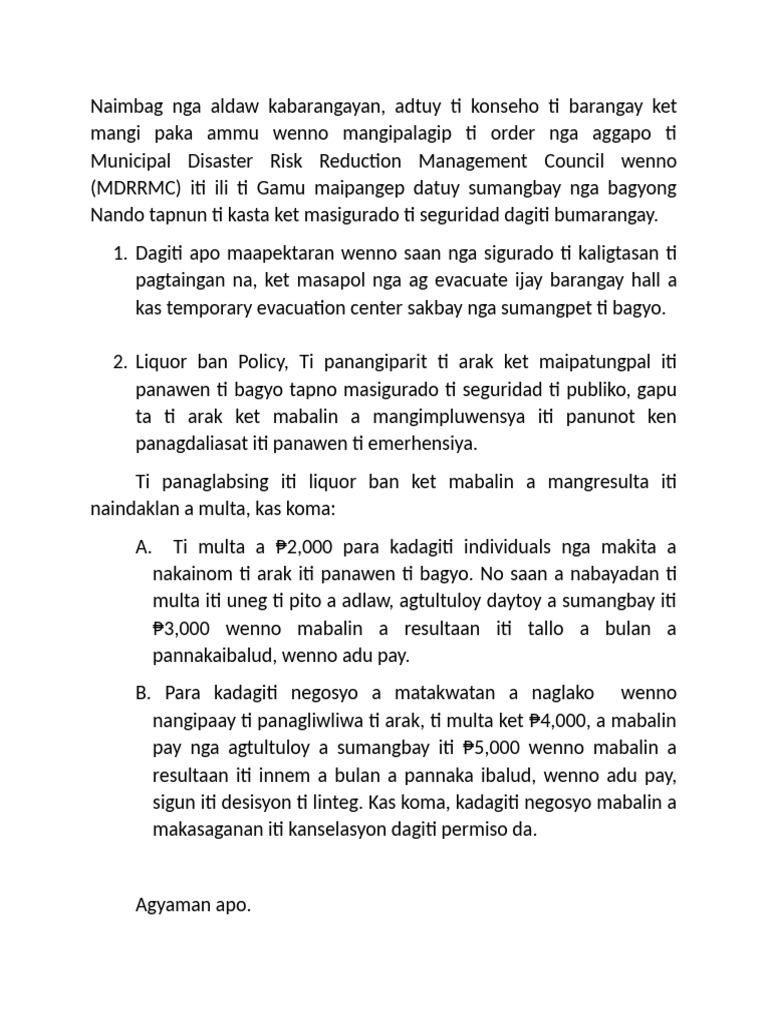 MDRRMC | PDF