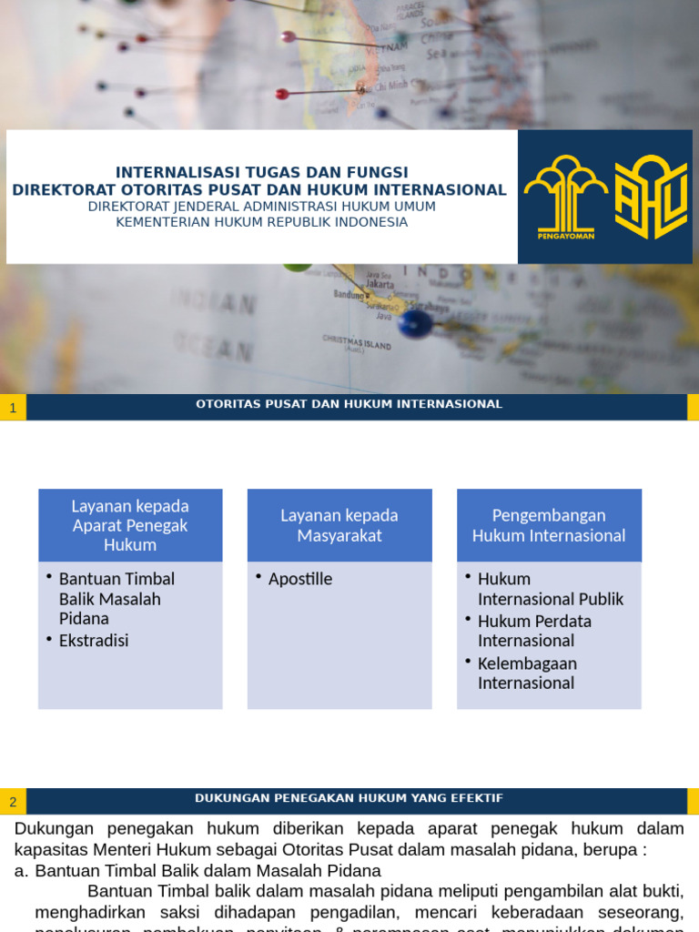Layanan Hukum Internasional di Indonesia | PDF