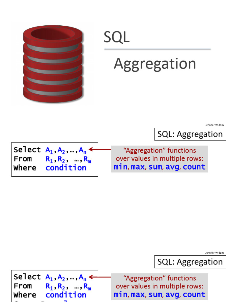 SQ L Aggregation | PDF