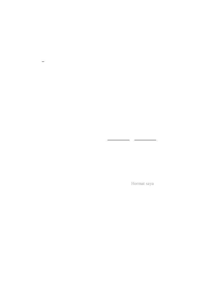 Surat Permohonan PKL, Sahat Marbun | PDF