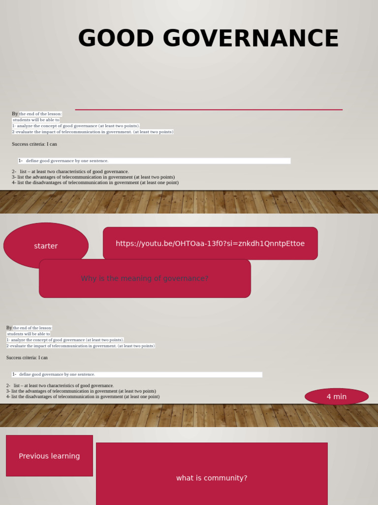 Understanding Good Governance & Telecom Impact | PDF | Mind | Cognition